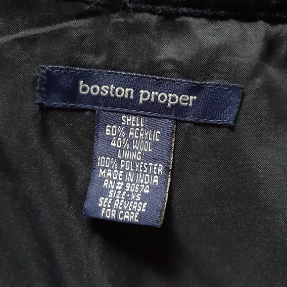 Boston Proper | Jackets & Coats | Boston Proper Embroidery Floral ...